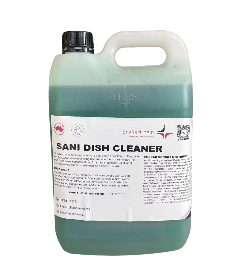 Dishwashing Liquid Sanitising Dish Sink Detergent StellarChem WCISD5 ...